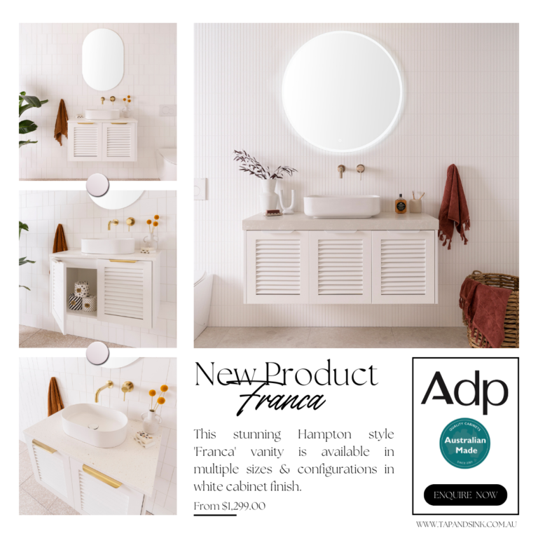 New ADP Vanities | Tap & Sink Contemporary Living Pty Ltd